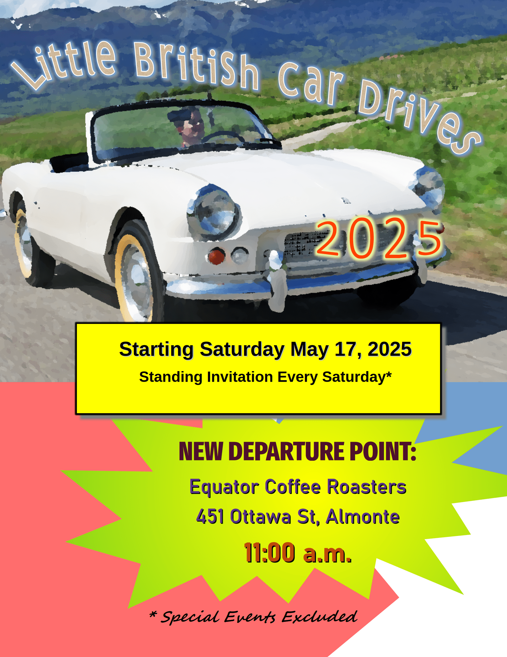 Little British Car Drives! – All British Car Day